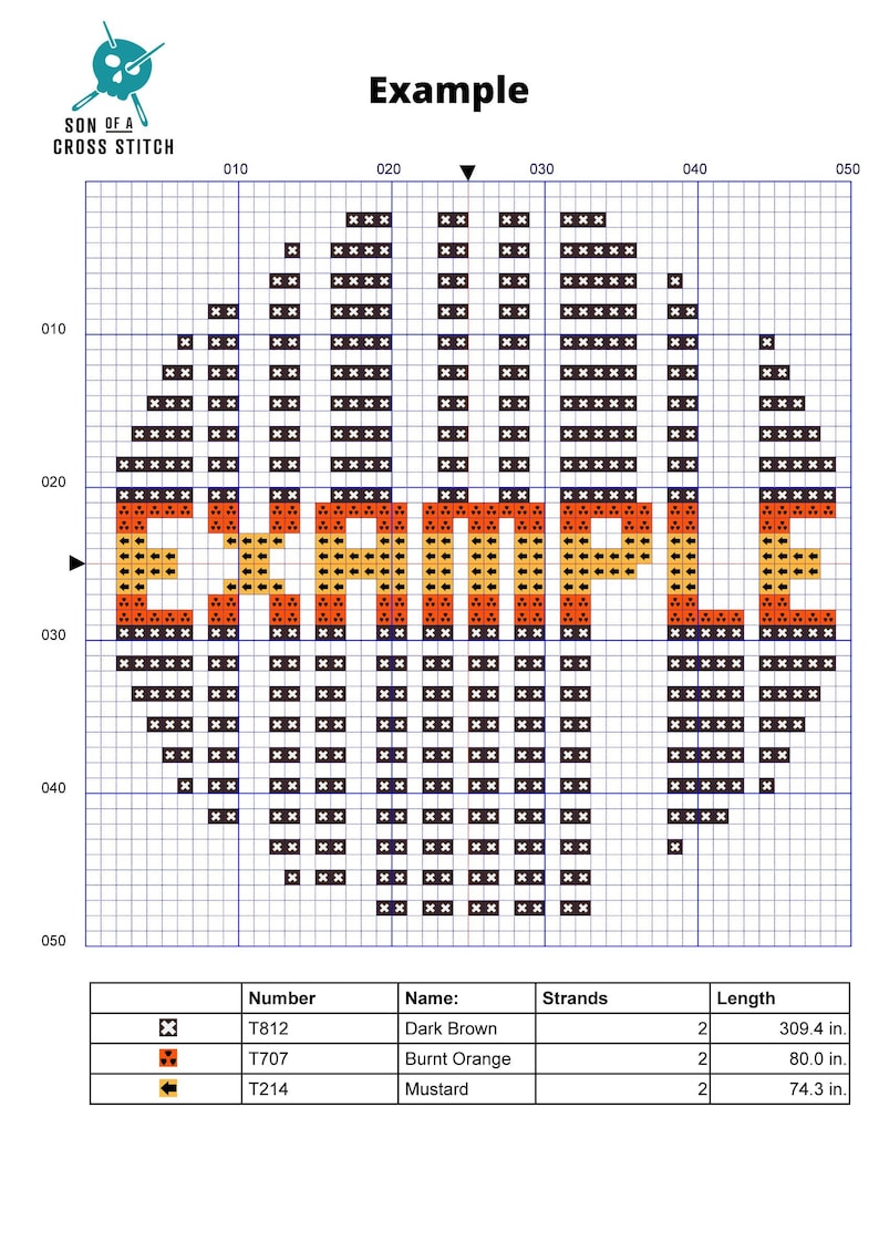 1UP PDF Cross Stitch Pattern for Instant Download - Etsy