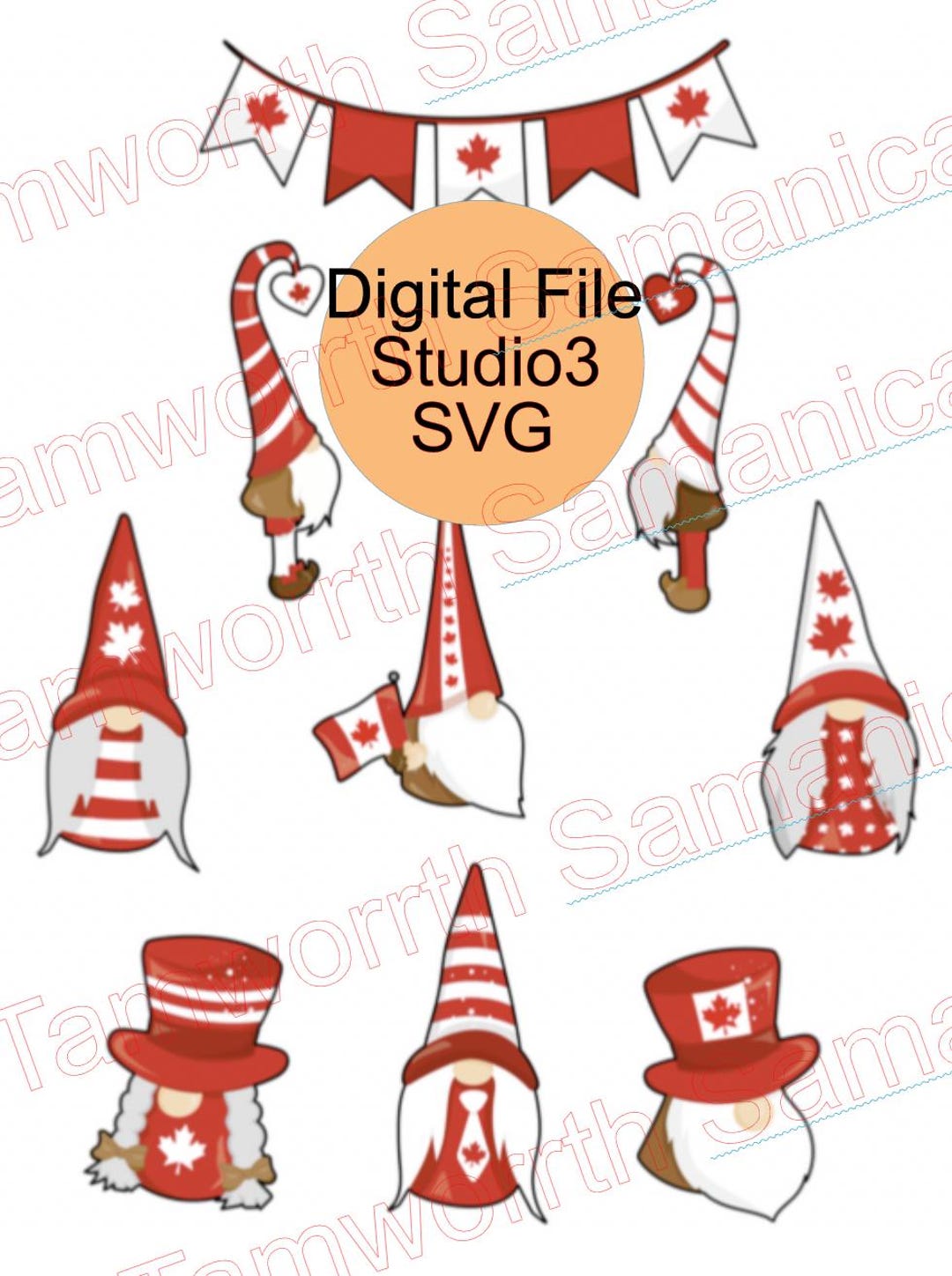 SVG Gnomes , Canada Day , Pride , Flag , Maple Leaf , Banner , Party ...