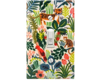 Jungle Animals Switch Plate Cover Rifle Paper Co Switchplate - Etsy