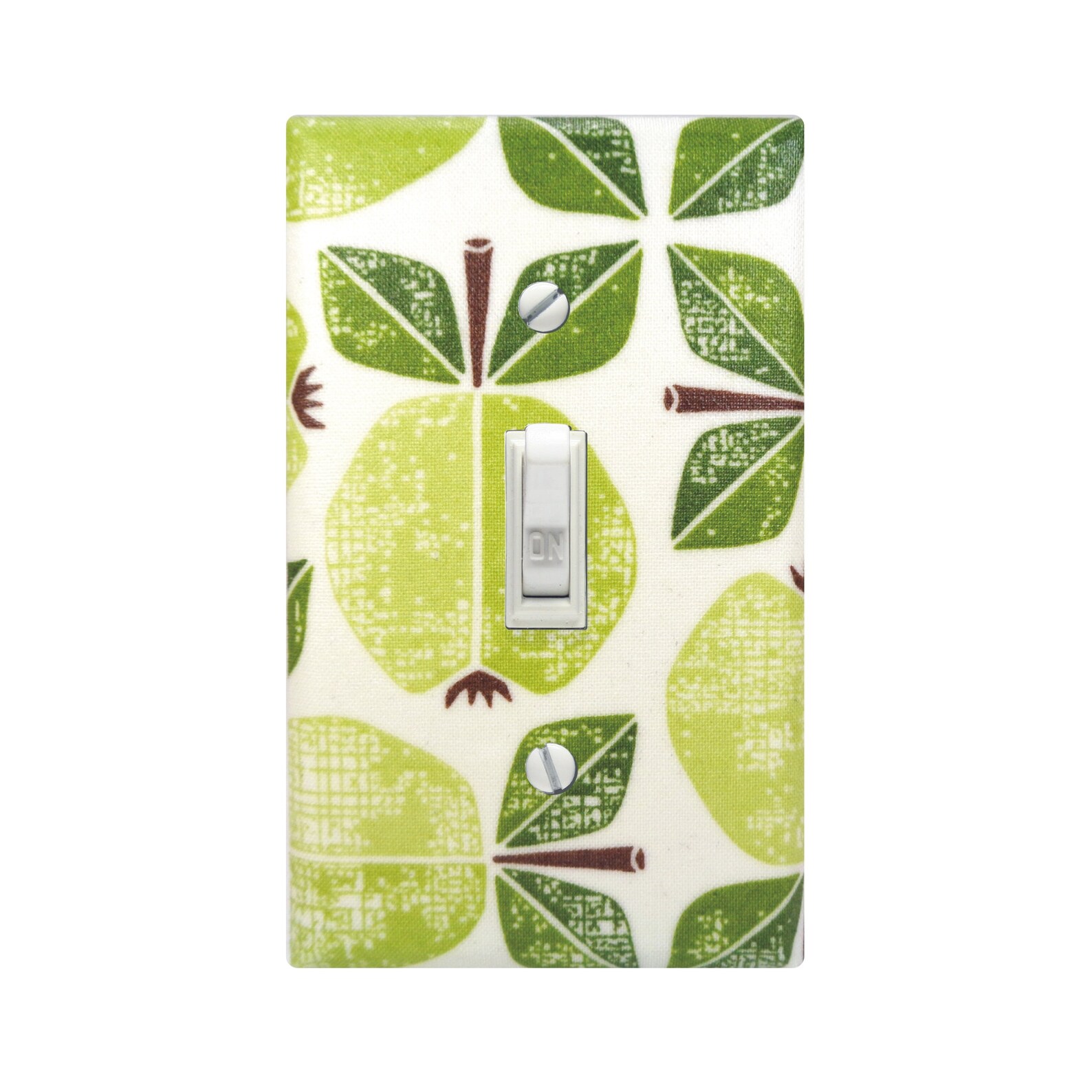 Retro Kitchen Switch Plate Green Mod Fruits Switch Cover - Etsy