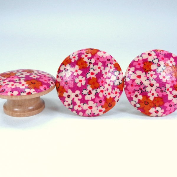 Pink Drawer Knobs - Etsy