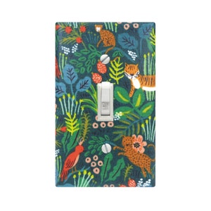 Jungle Animals Switch Plate Cover Rifle Paper Co Switchplate - Etsy