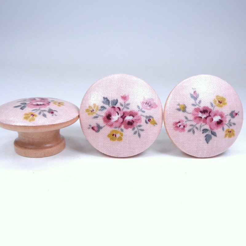Pink Drawer Knobs - Etsy
