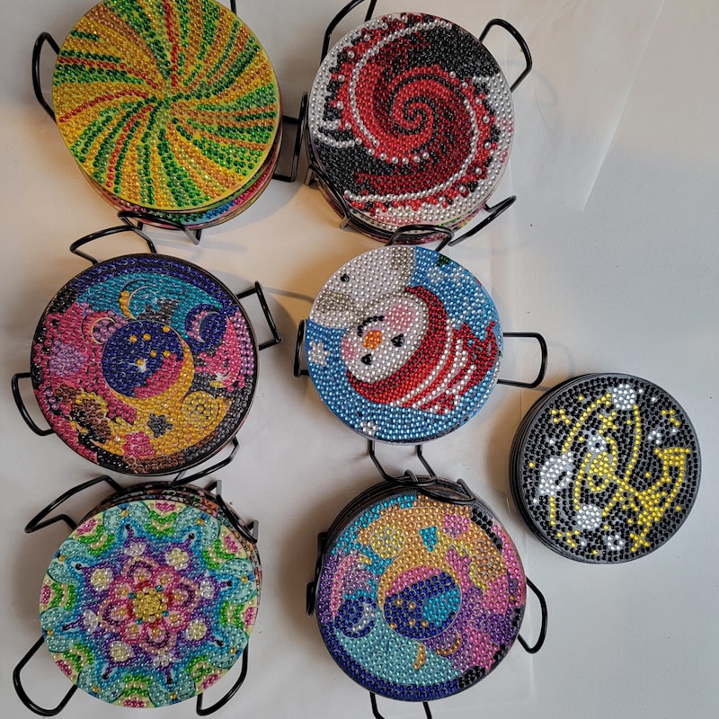 Diamond Coasters Complete - Etsy