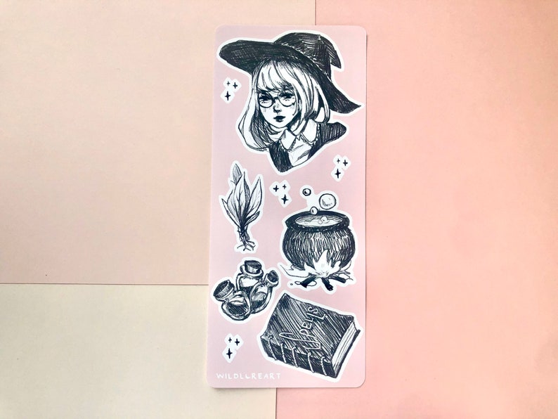 Witchy Aesthetic Sticker Sheet Set | Matte | Waterproof | Kiss Cut ...