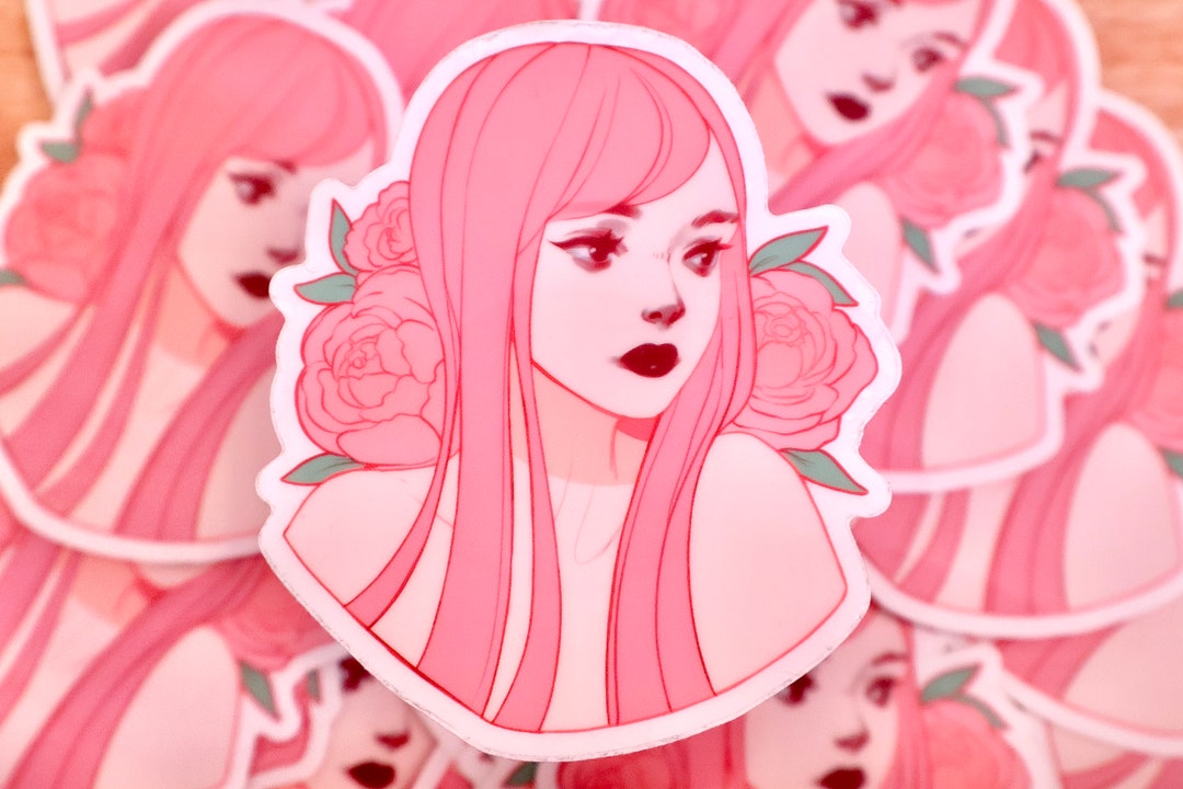 Persephone, Goddess of Spring - Transparent Glossy Vinyl Sticker ...