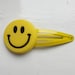 Smiley Face Emoji Snap Clips - Pack of 2 - Yellow - Etsy