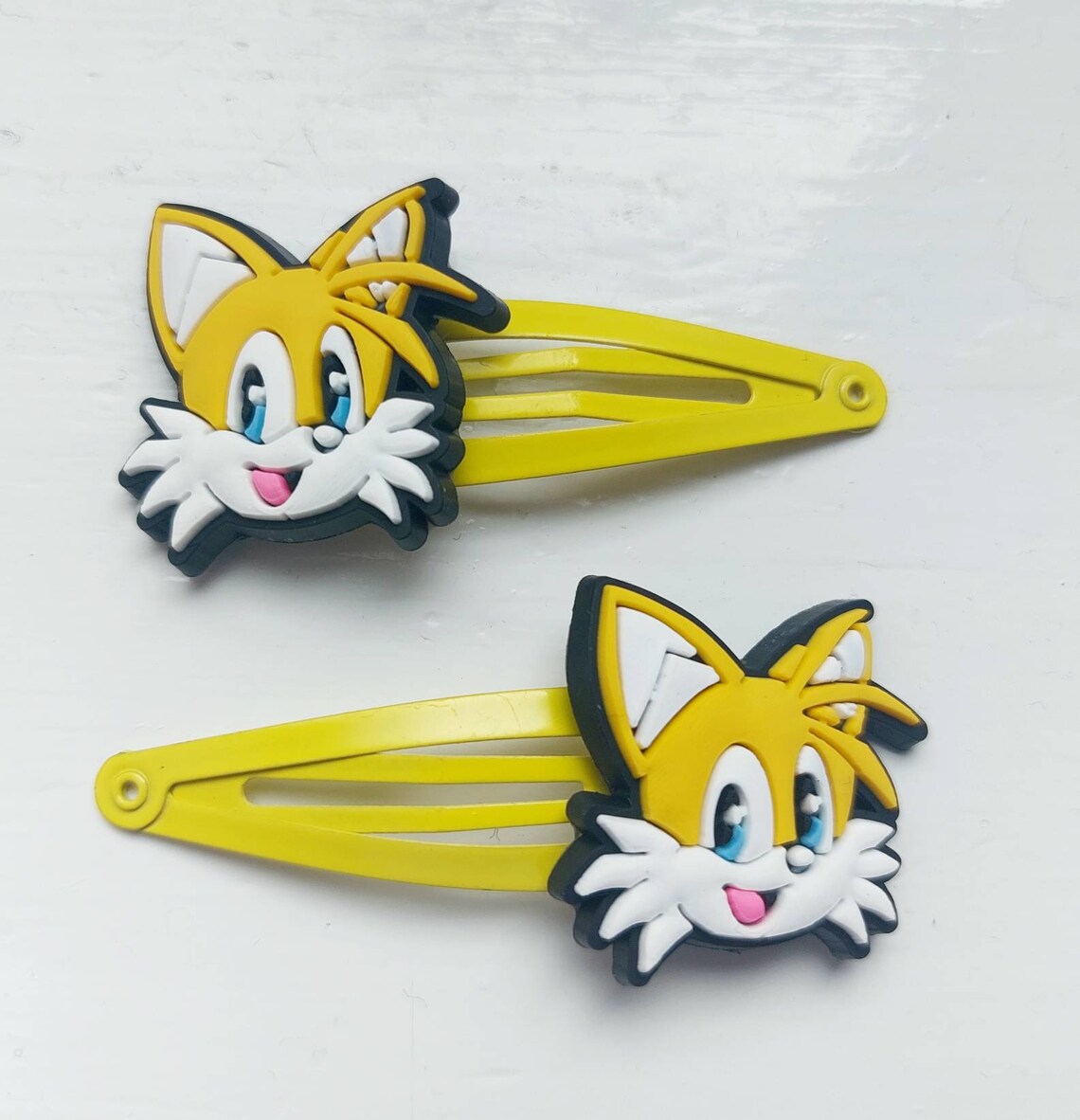 Tails - Snap Hair Clips - Pack of 2 - Yellow - Etsy