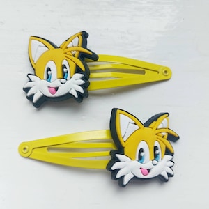 Tails - Snap Hair Clips - Pack of 2 - Yellow - Etsy