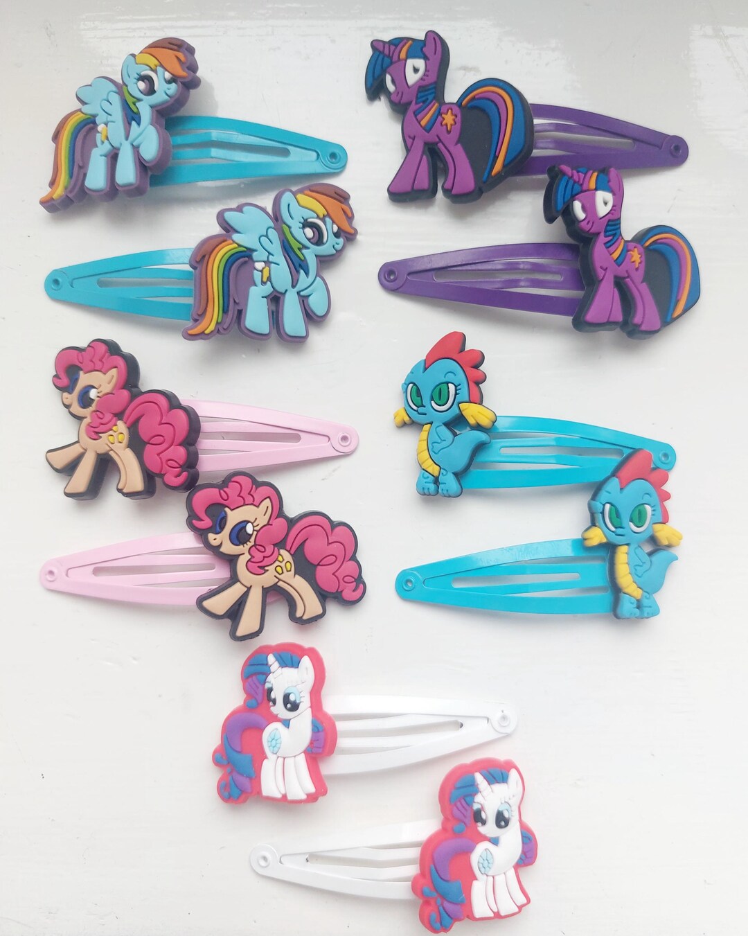 My Little Pony Snap Hair Clips - Pack of 5 Pairs - Etsy