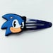 Sonic the Hedgehog - Snap Hair Clips - Pack of 2 - Blue - Etsy