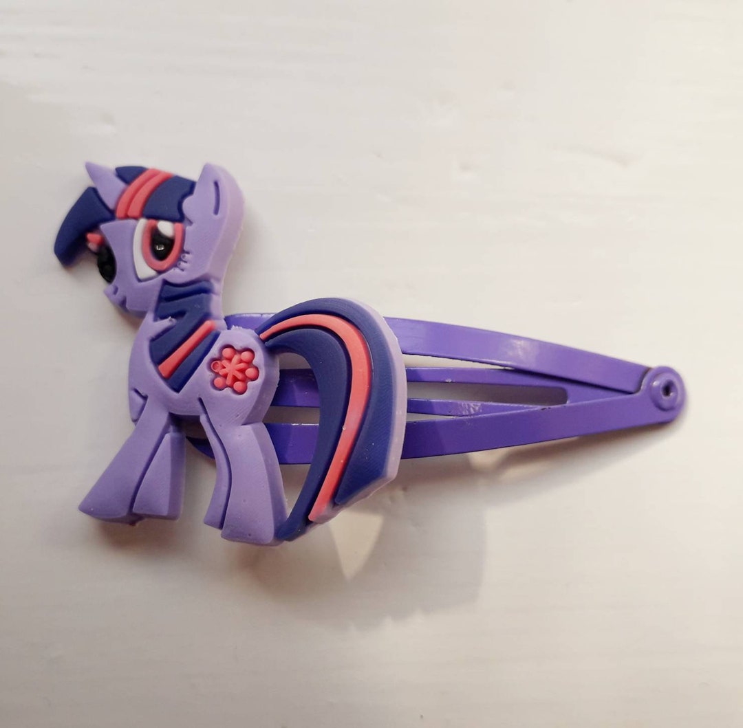 My Little Pony Snap Hair Clips Pack of 2 Purple Twilight - Etsy