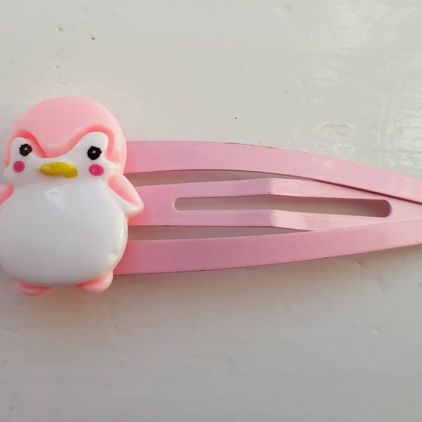 Penguin Hair Clip - Etsy
