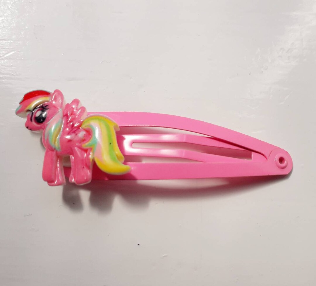 My Little Pony Snap Hair Clips Pack of 2 Bright Pink - Etsy