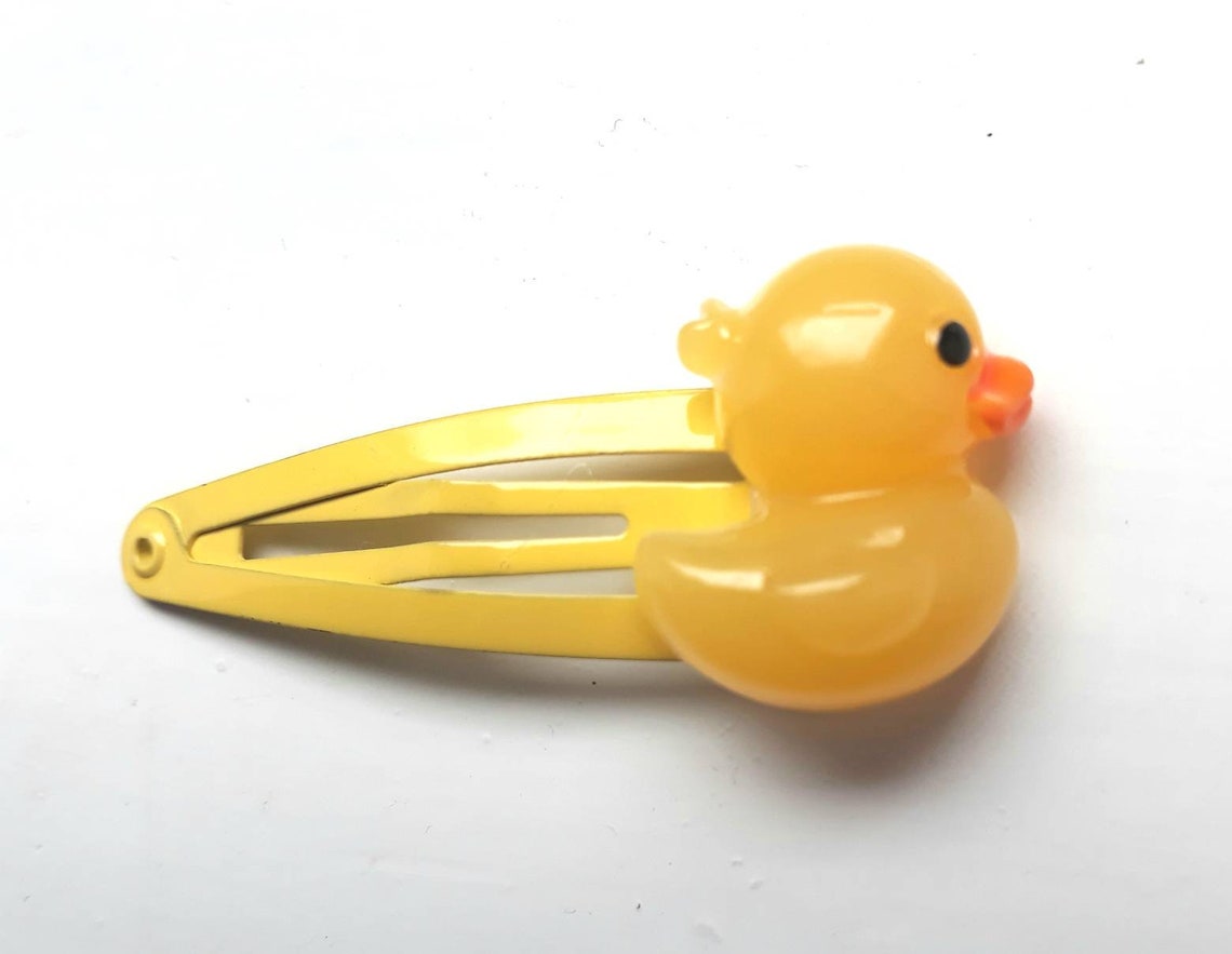 Duck Snap Clips Pack of 2 Yellow | Etsy