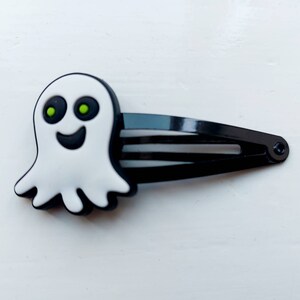 Halloween Ghost Snap Hair Clips - Pack of 2 - Black - Etsy UK