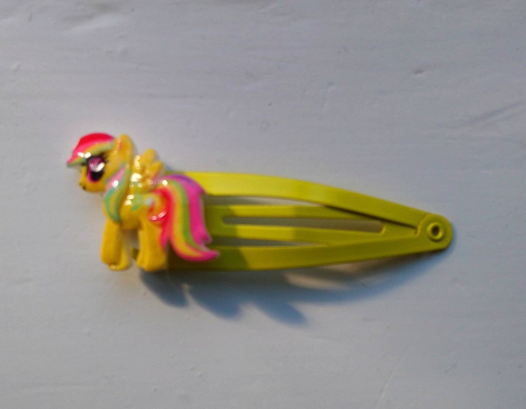 My Little Pony Snap Hair Clips - Pack of 2 - Yellow - Etsy