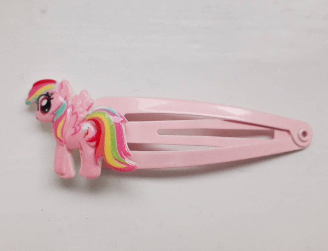 My Little Pony Snap Hair Clips - Pack of 2 - Pale Pink - Etsy