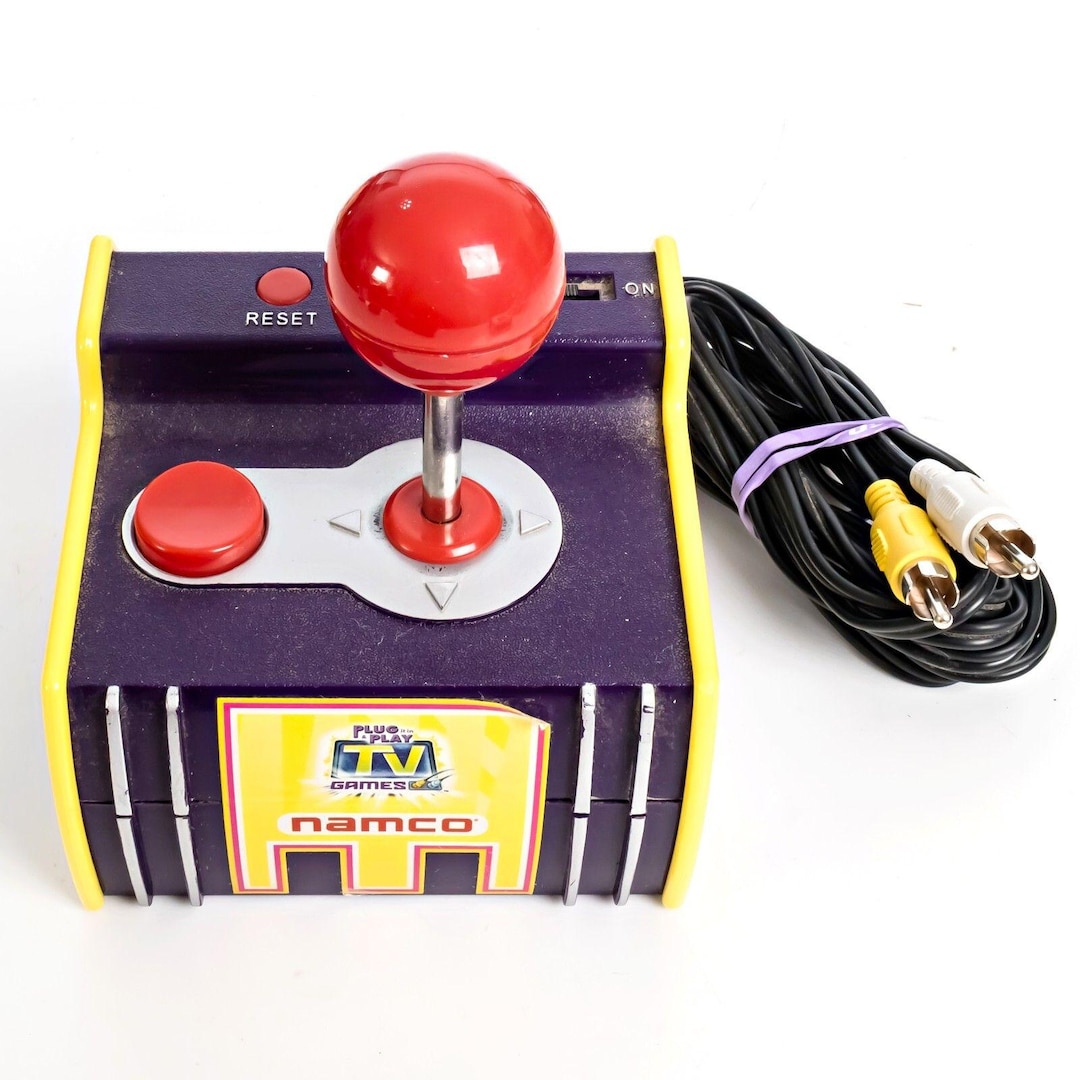 Namco 5-in-1 Arcade Classics 2003 Plug N Play TV Game Joystick Tested ...