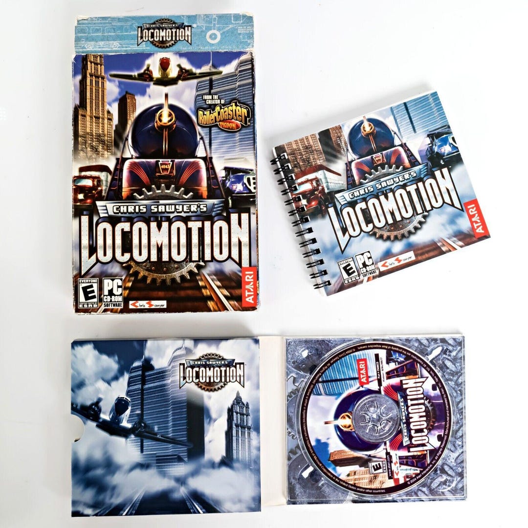 Locomotion - Chris Sawyer - Atari - PC, 2004 CD-ROM Game - With Box ...