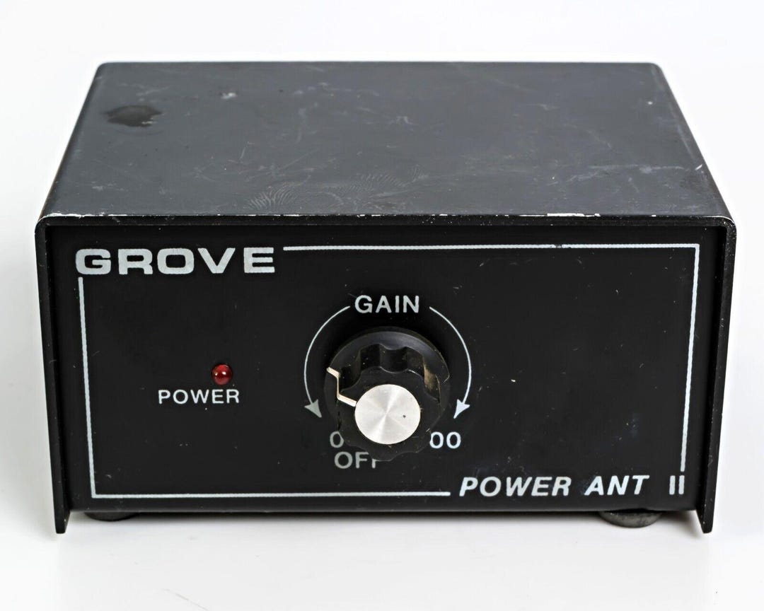 VINTAGE Grove Power Ant 2 II Ham Radio Power Antenna Receiver No Power ...