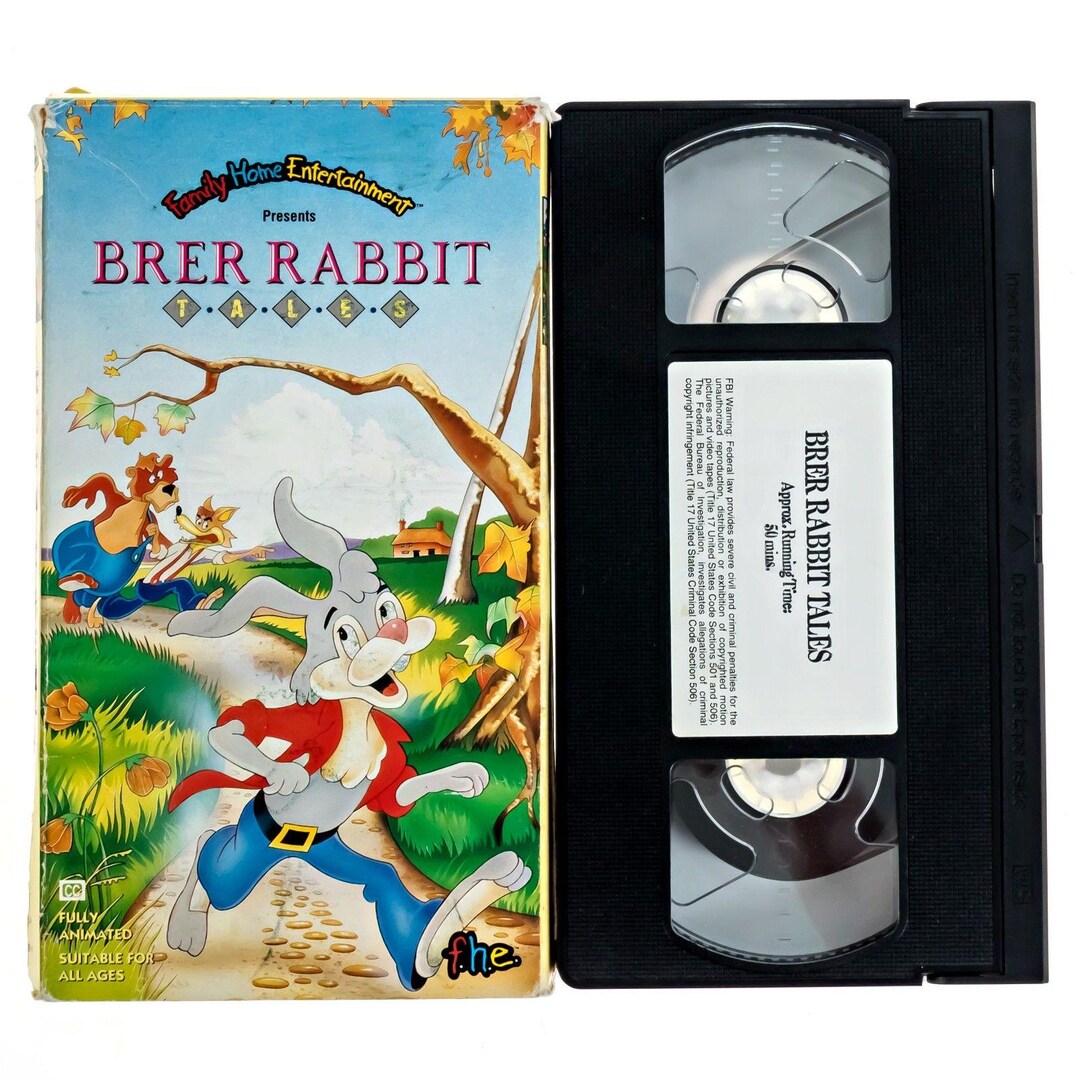 Brer Rabbit Tales VHS Movie Vintage 1993 - Etsy