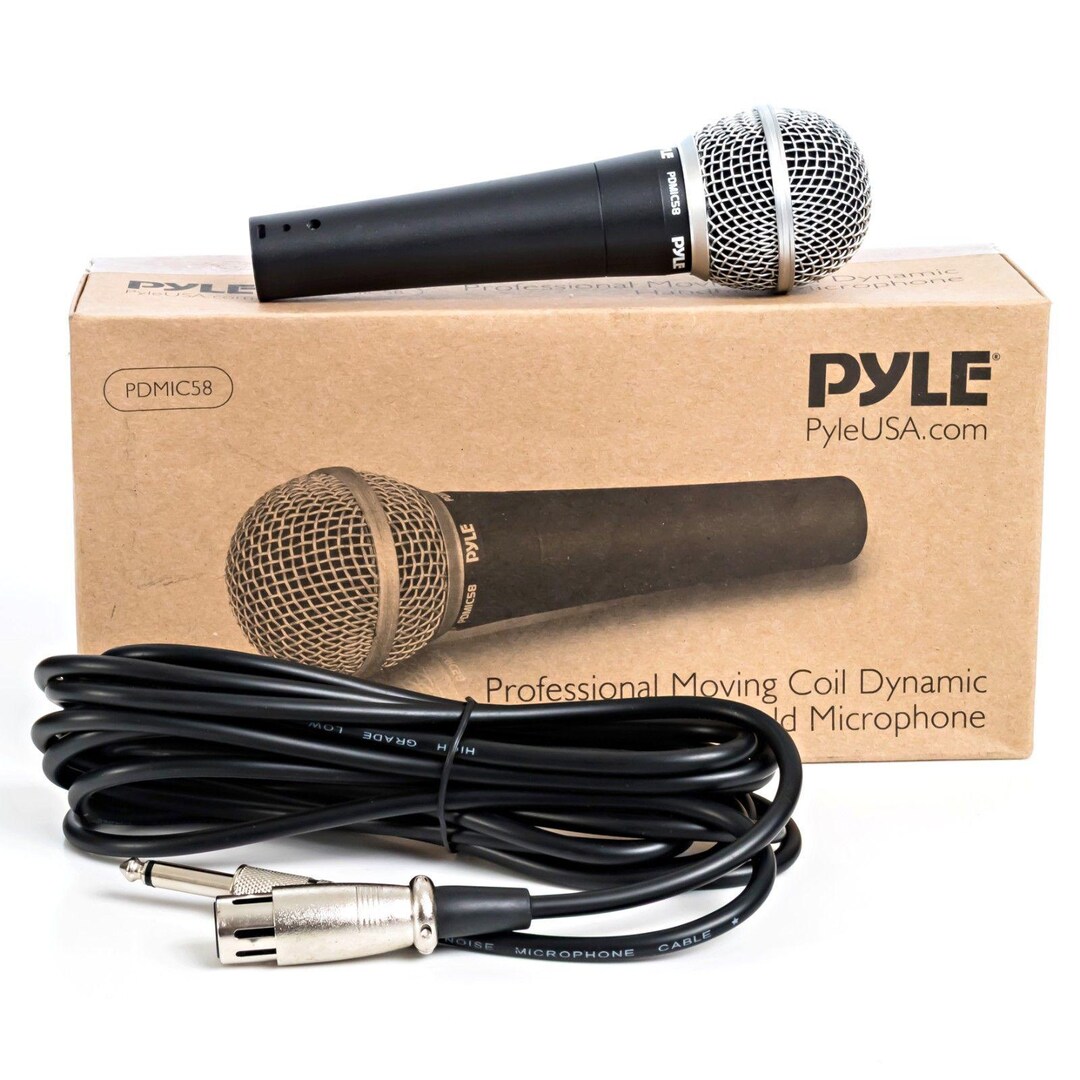 Pyle-pro Professional Moving Coil Dynamic Handheld Microphone PDMIC58 ...