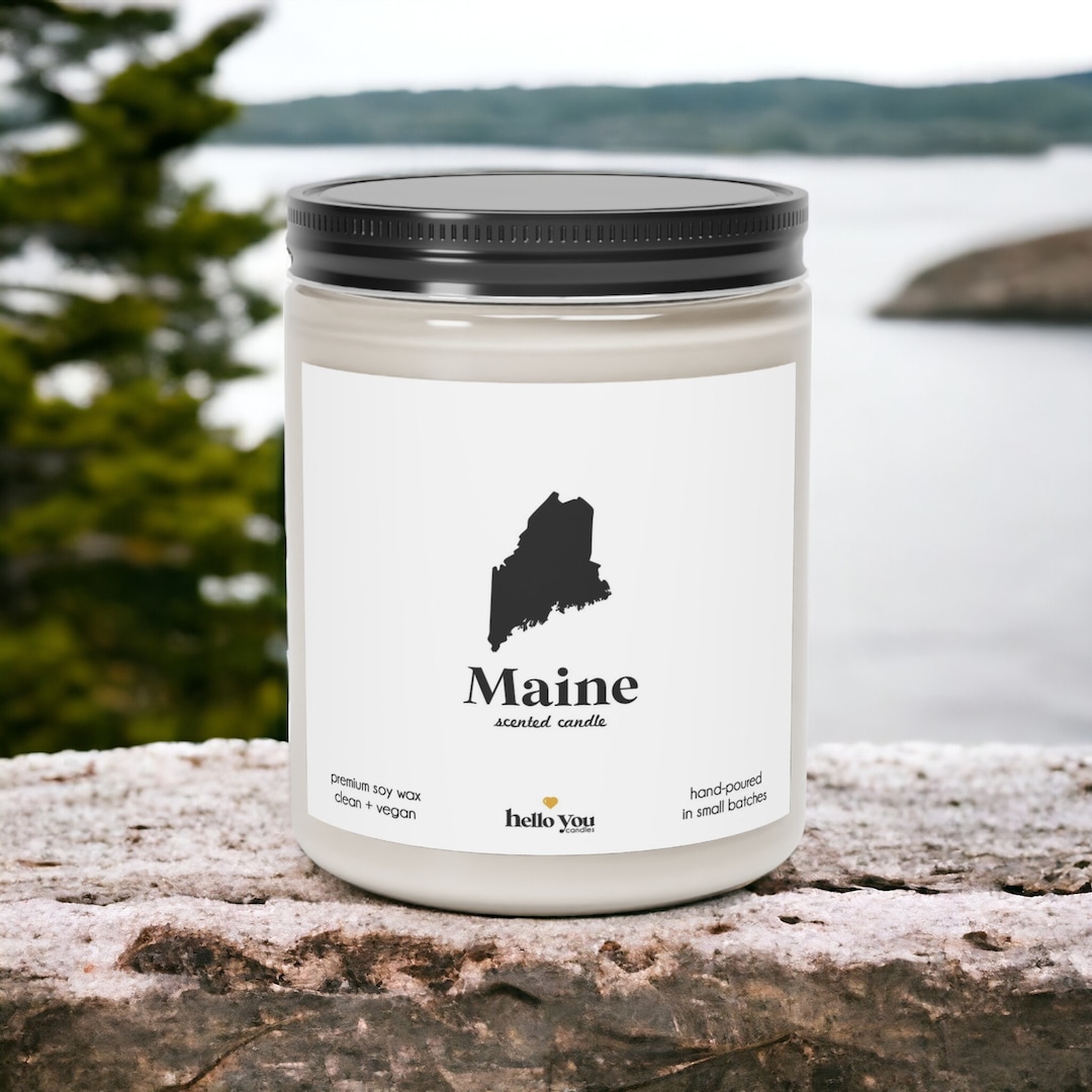 Maine Scented Candle: Homesick Gift, Soy Wax Candle - Etsy