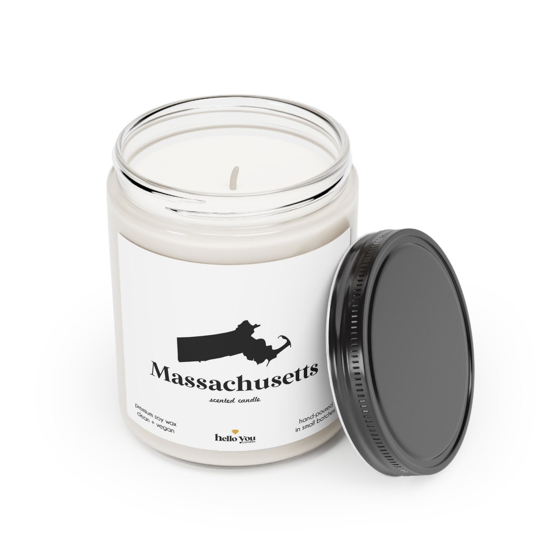 Massachusetts Scented Candle: Homesick Soy Wax Gift - Etsy