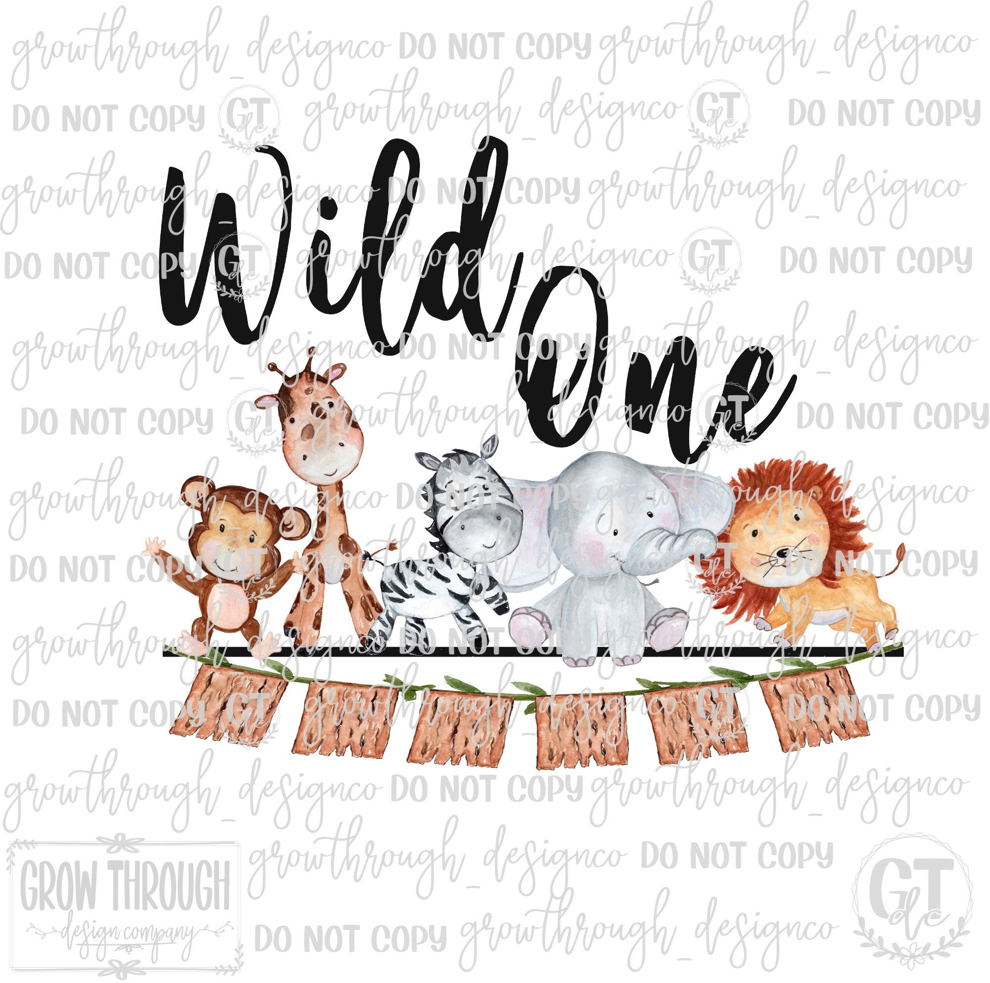 Wild One Png Only - Etsy