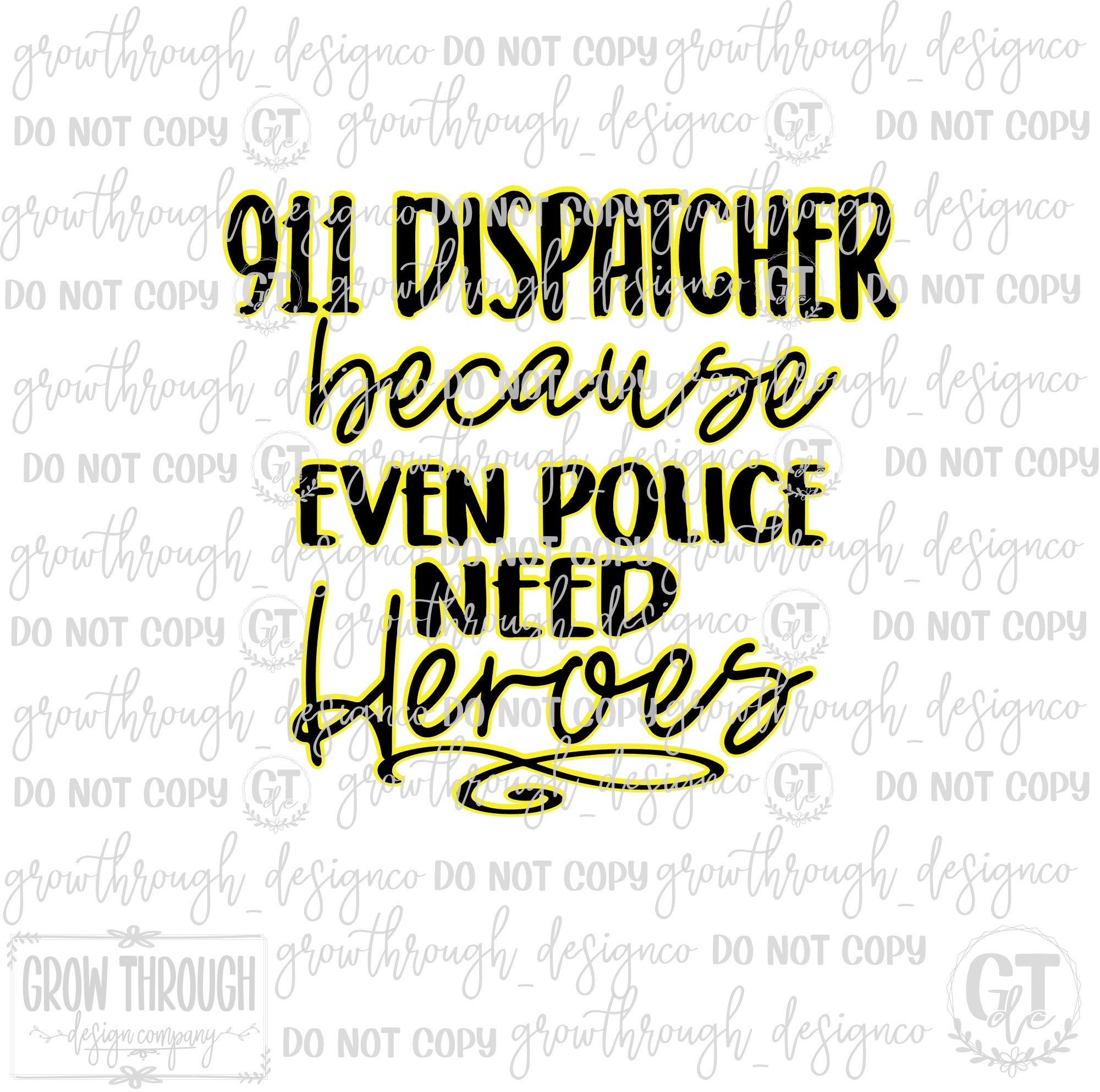 911 Dispatcher Hero Svg Png Back the Blue - Etsy