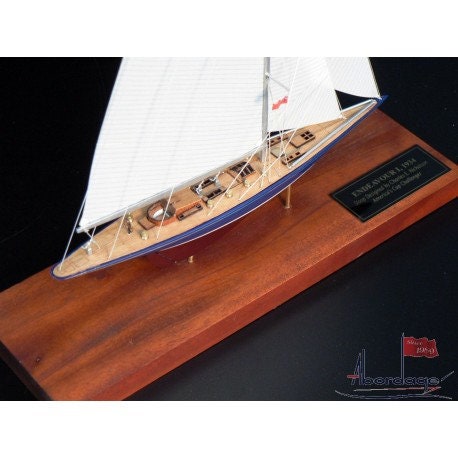 Yacht Model Classic J Class Yacht endeavour America's Cup - Etsy