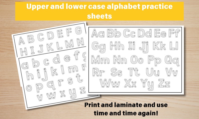 Printable Alphabet Worksheets - Tracing, Coloring, Handwriting Practice ...