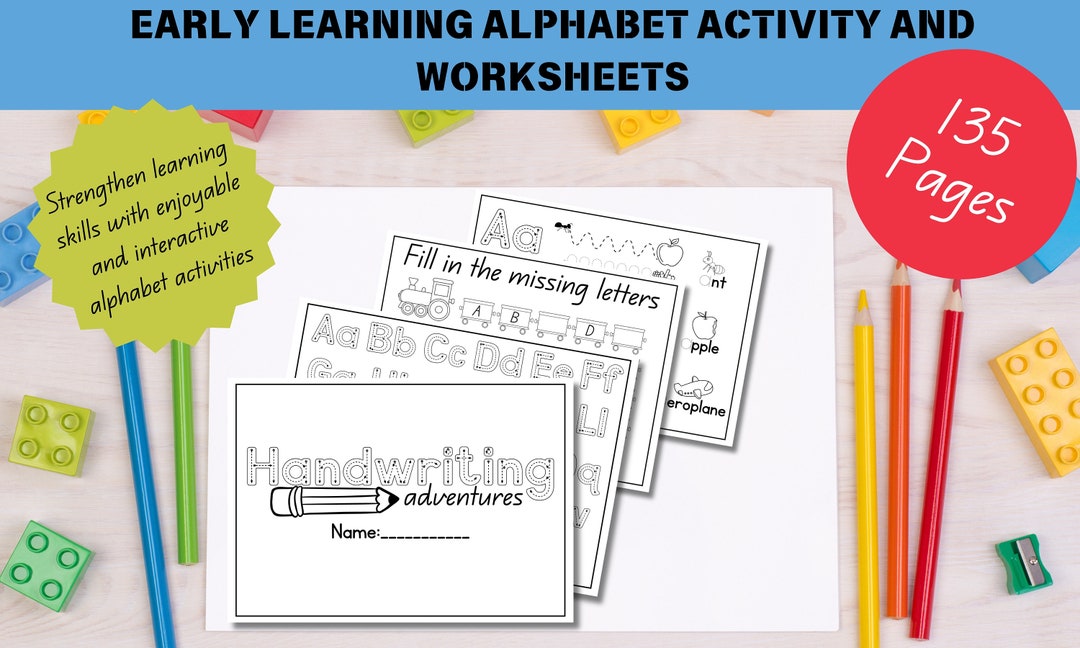 Printable Alphabet Worksheets - Tracing, Coloring, Handwriting Practice ...