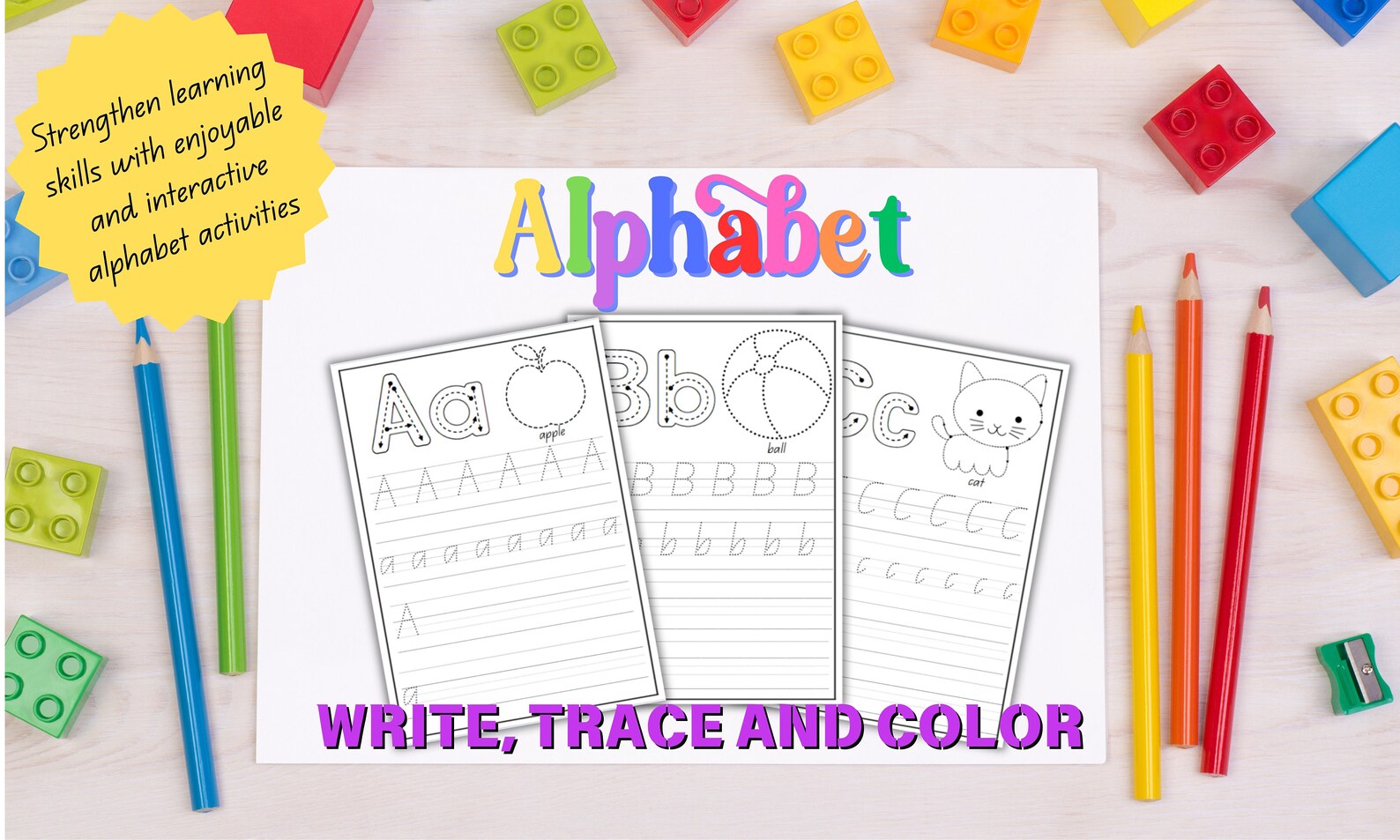 Alphabet Handwriting Practice Sheets - Printable Handwriting Practice ...
