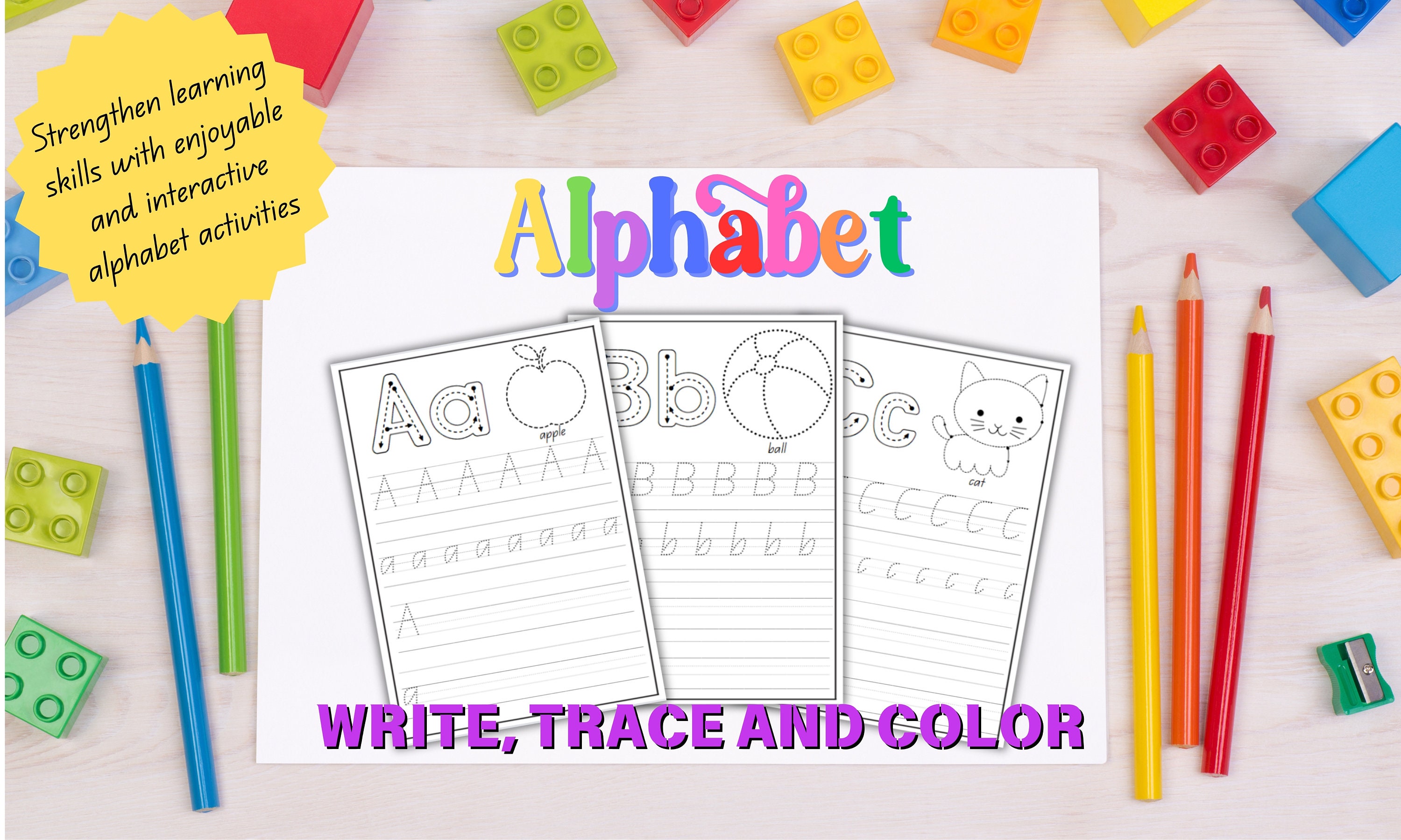 Alphabet Handwriting Practice Sheets - Printable Handwriting Practice ...