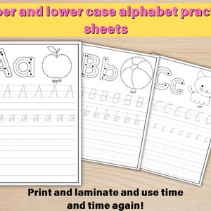 Alphabet Handwriting Practice Sheets - Printable Handwriting Practice ...
