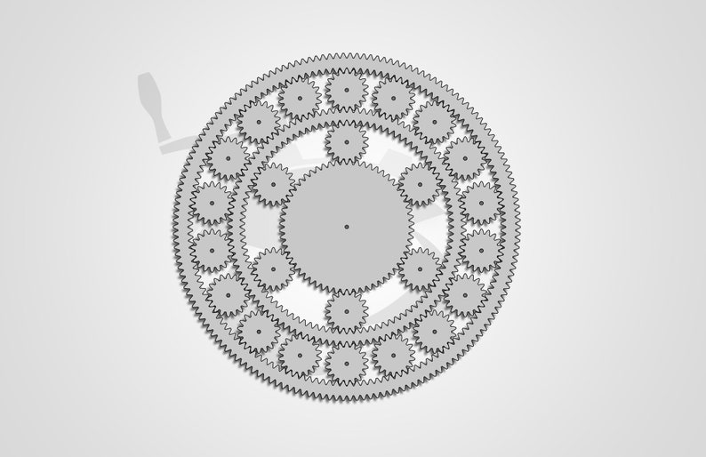 Double Planetary Gear Set 1/2 Plywood | Etsy