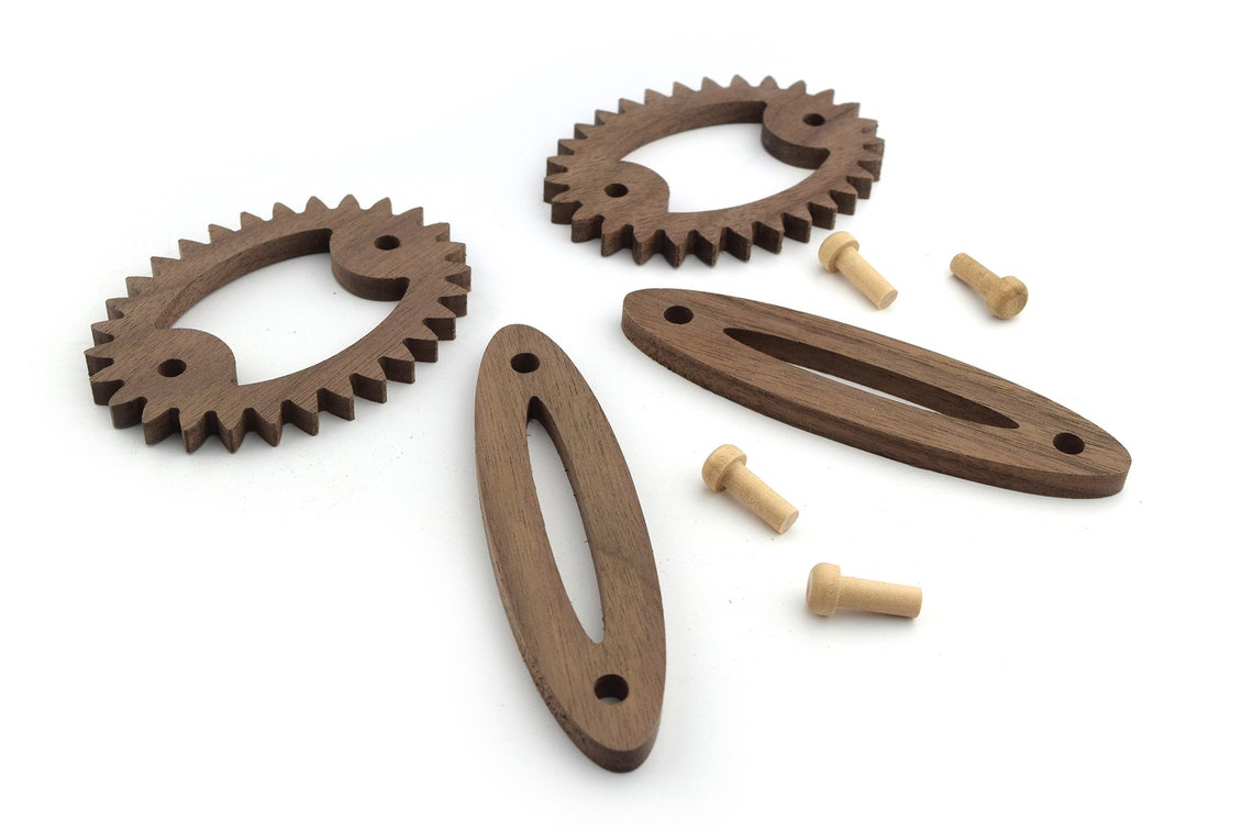 Walnut Crosslink Ellipse Gear Kit | Etsy