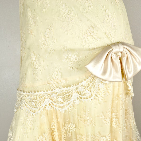 Off White Lace Dress - Etsy