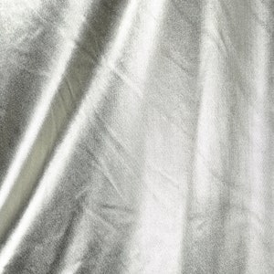 80s Liquid Silver Lamé Blouse, Main Frame, Oversized Medium, Disco ...