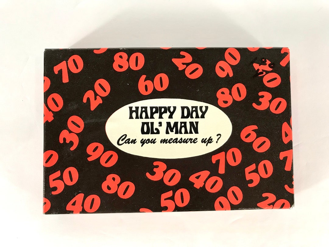 70s Happy Birthday Over the Hill Ruler, Gag Gift for Men, NSFW - Etsy
