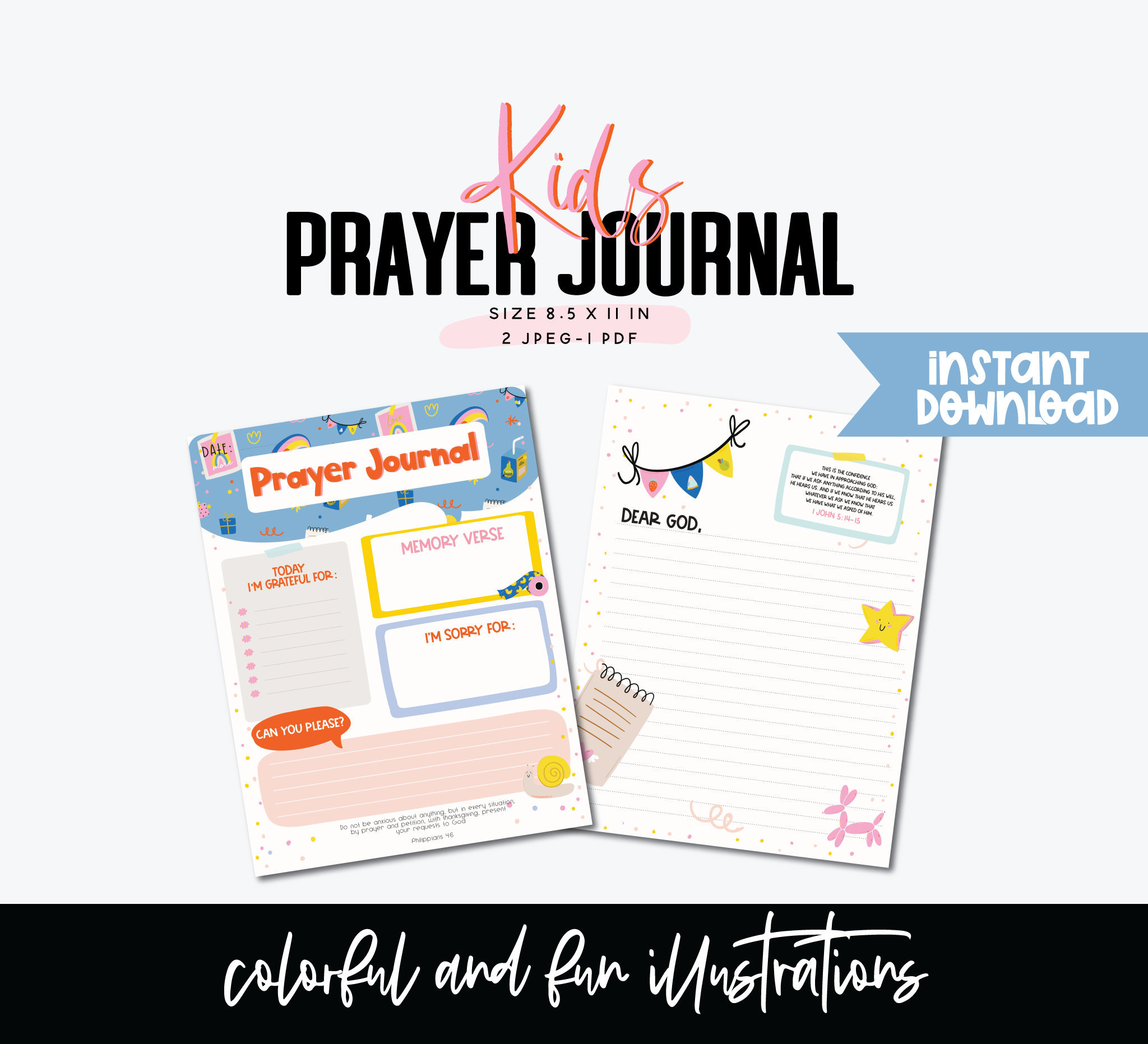 Fun Cute Prayer Journal For Kids PDF PEG Printable Kids Etsy fun-cute-prayer-journal-for-kids-pdf-peg-printable-kids-etsy