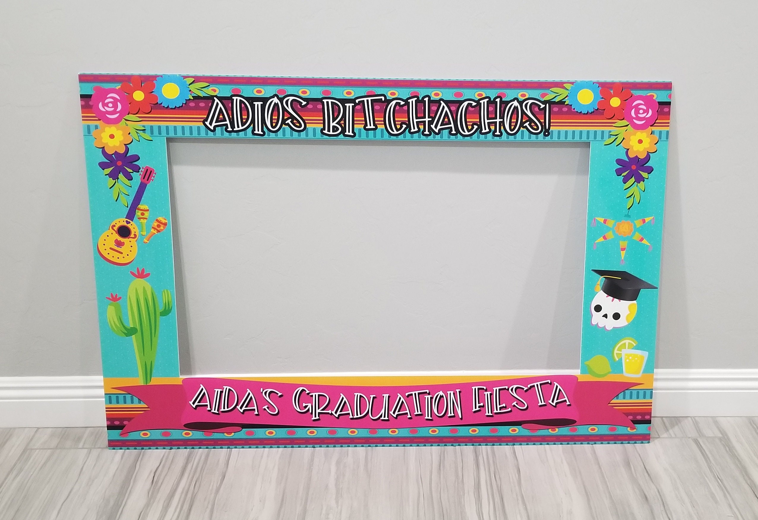 Fiesta Photo Booth Frame Graduation Fiesta Mexican Fiesta | Etsy