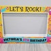 Music Photo Booth Frame, Music Party, Instrument Birthday Photo Prop ...