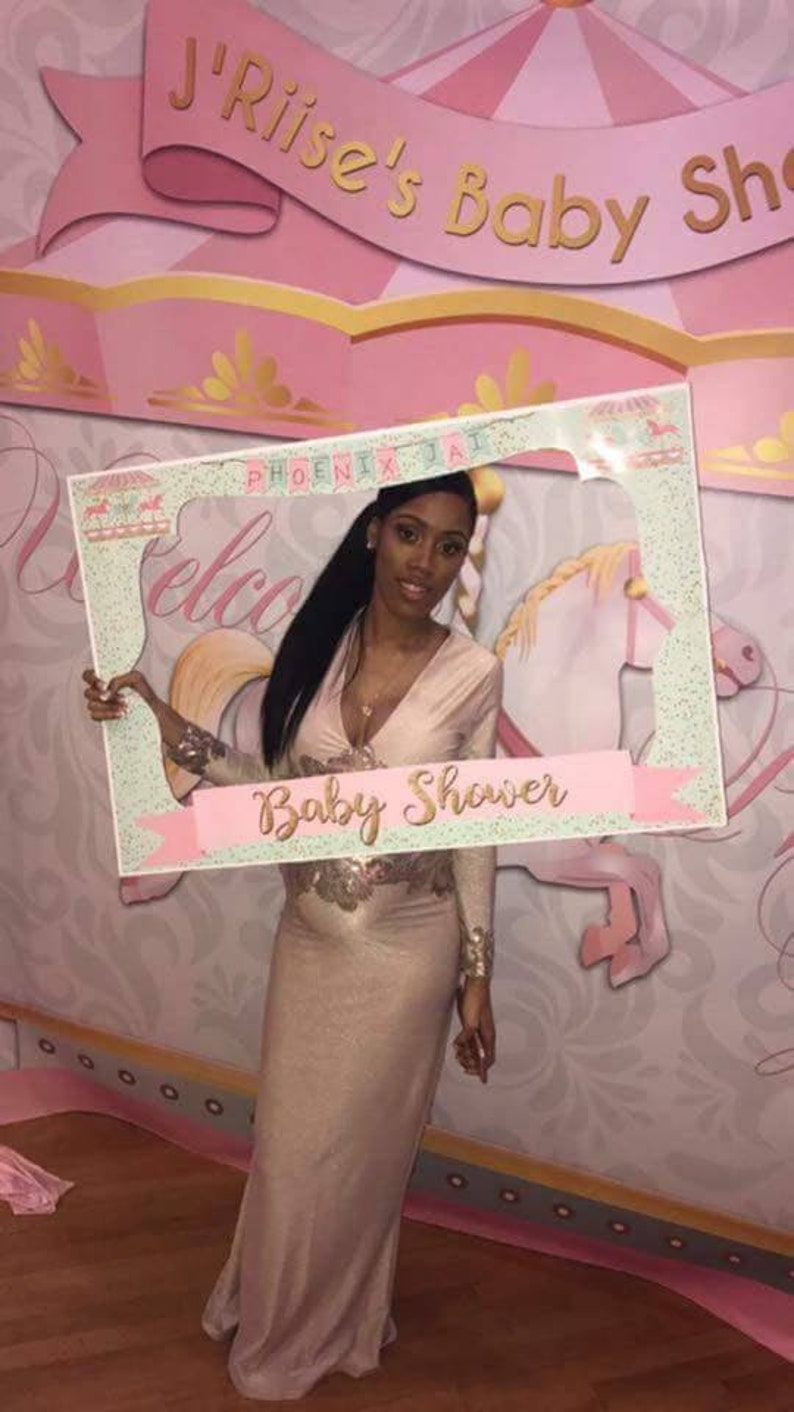 PRINTABLE Carousel Birthday Party Photo Booth Frame Carnival - Etsy