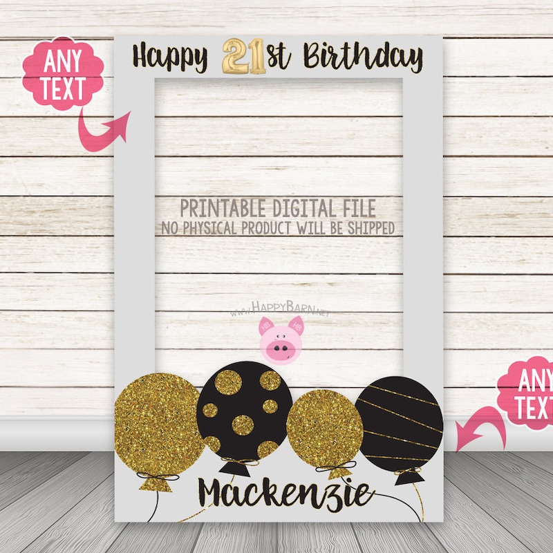 Birthday Photo Frame Prop - Etsy