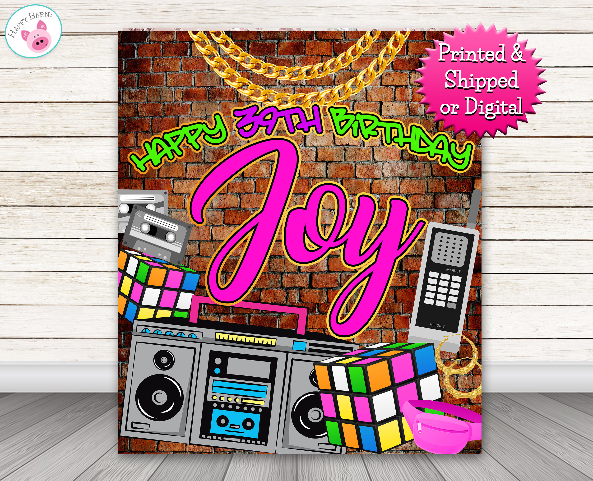 90s Photo Backdrop 80s Photo Backdrop 1980s Backdrop 90s | Etsy