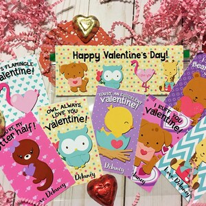 Printable Valentine's Day Treat Bag Toppers, Valentines Treat Bag ...