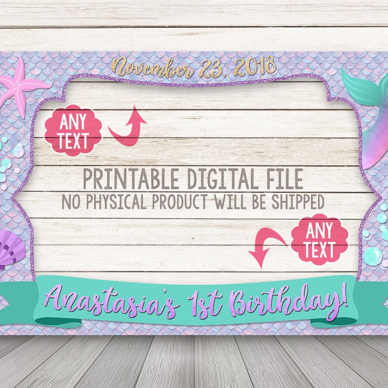 Mermaid Photo Booth - Etsy